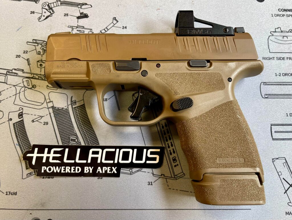 Extended Mag Release for the Hellcat from Apex Tactical – Paragraph4